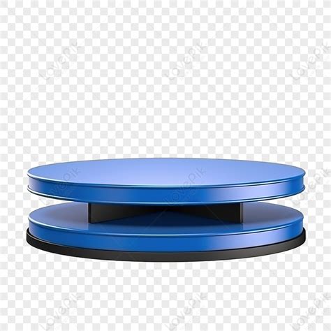 둥근 파란색 무대 연단추상적인서다모양 Png 일러스트 무료 다운로드 Lovepik