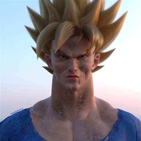 Goku From DBZ Finished Projects Blender Artists Community