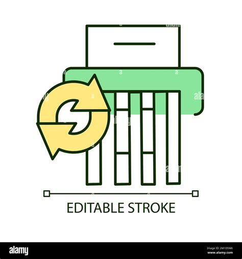 Recycled Paper Rgb Color Icon Stock Vector Image And Art Alamy