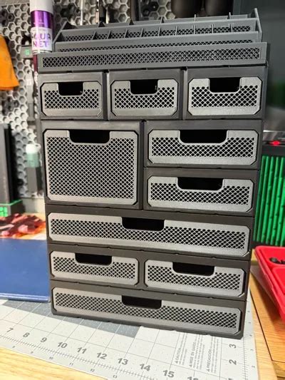 Rugged Drawer System Gridfinity Stackable By K2 Kevin Makerworld Download Free 3d Models
