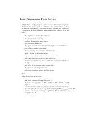 Puzzlesolving Example Pdf Logic Programming Puzzle Solving 1 20 Pt