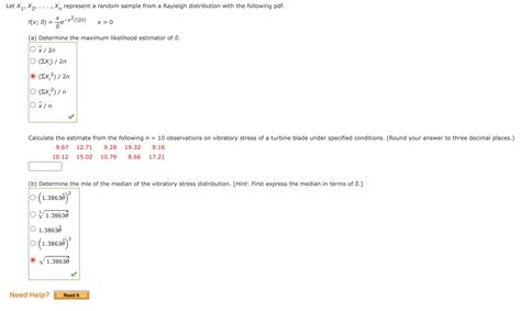 Solved θθxe−x22θx0 Determine The Maximum Likelihood