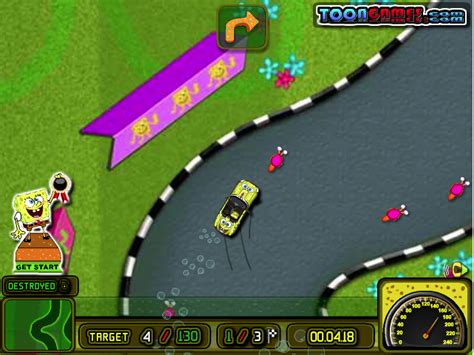 Spongebob Speed Car Racing Play Online On Flash Museum 🕹️