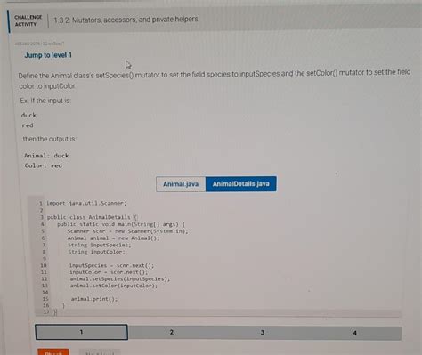 Solved CHALLENGE Mutators Accessors And Private Chegg