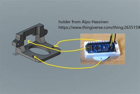 Arduino Nano Holder Mount Adapter To Program Without Opening Case By Isak Hendrikse Download