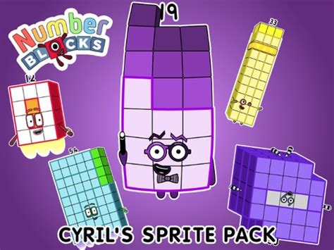 Cyrils Numberblock Sprite Pack