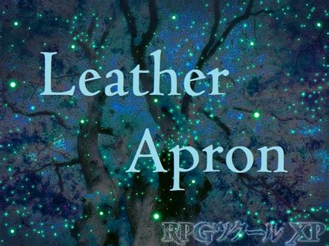 Leather Apron By Aka Ashi