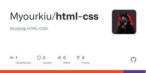 GitHub Myourkiu Html Css Studying HTML CSS