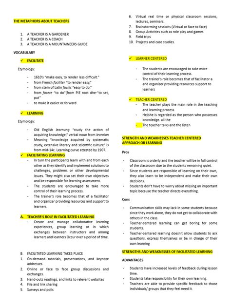 Module Gonzales Facilitating Learning For Midterm Exam Pdf Learning Mentorship