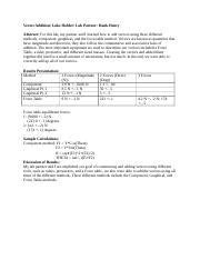 Vector Addition Lab Report Docx Vector Addition Luke Holder Lab Partner Hank Henry Abstract