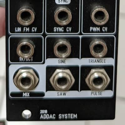 ADDAC System High End Outputs Reverb