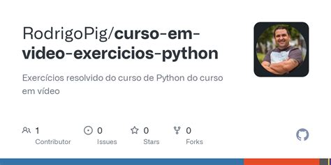 GitHub RodrigoPig curso em video exercicios python Exercícios