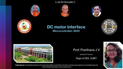 Dc Motor Interface To 8051 Microcontroller Embeddedsystems 8051microcontroller Youtube