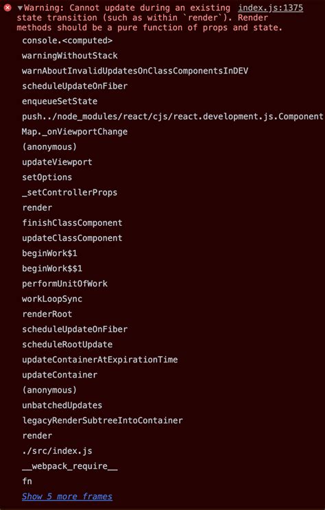 OnViewportChange Warning Issue Visgl React Map Gl GitHub