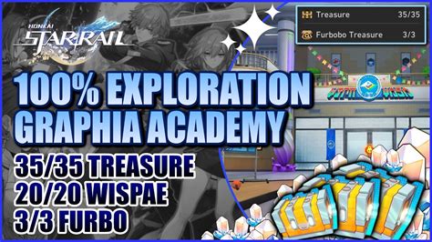 Graphia Academy 100 Exploration Guide All Treasures Wispae And Furbo