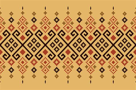 크로스 스티치 다채로운 기하학적 전통 민족 패턴 Ikat 원활한 패턴 추상 디자인 0명에 대한 스톡 벡터 아트 및 기타 이미지 0명 기하 도형 꽃 식물 Istock