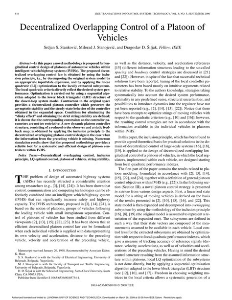 Pdf Control Systems Technology Ieee Transactions On Impact Factor 186 102000 85816