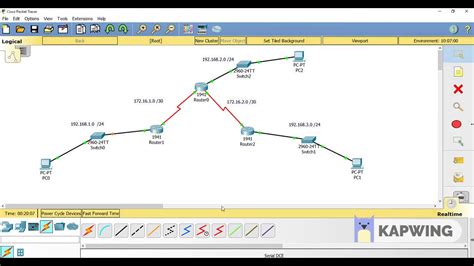 Rip Configuration Cisco Packet Tracer Youtube