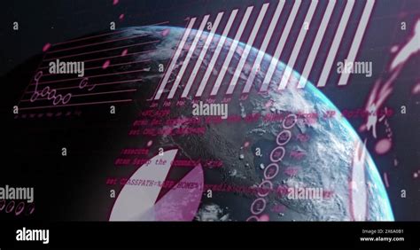 Image Of Graphs Globe And Computer Language Over Globe Against