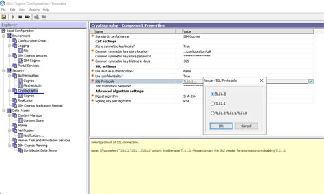 Analyticscognos Connection To Sql Server Fails When Server Is Configured To Use Tls 12