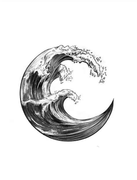 Japanese Wave Tattoo Design