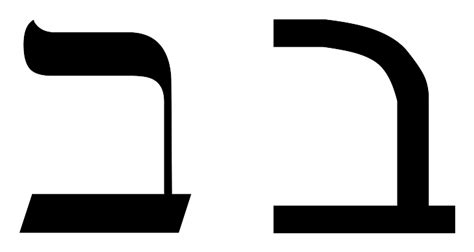 Filehebrew Letter Bethsvg Wikimedia Commons