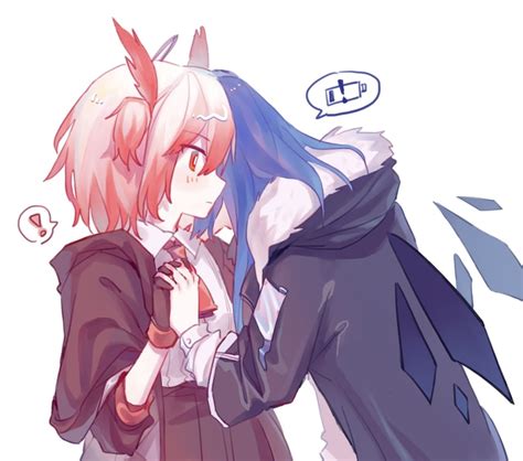 Mostima And Fiammetta Arknights Drawn By Kemono Fukanasumi Danbooru