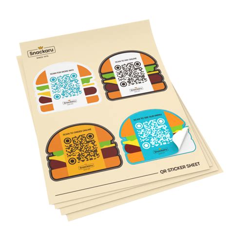 Qr Code Stickers Design And Print Custom Stickers 48hourprint