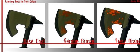 The Painting Corps Friday Quick Tip Rust In Two Colors