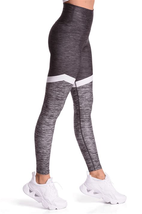 Γυναικείο Ψηλόμεσο Αθλητικό Κολάν Γκρι Superstacy