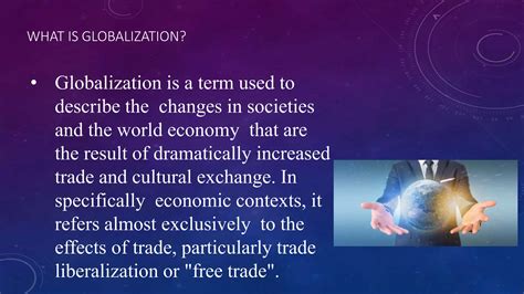 Globalization Introduction Pptx