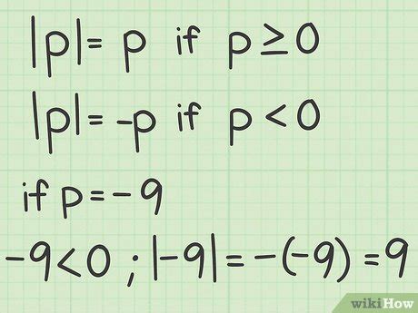 How To Solve Absolute Value Equations 10 Steps With Pictures