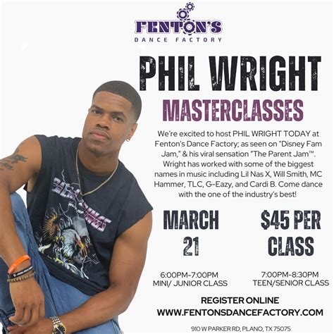 Fentons Phil Wright At Fentons Dance Factory 💜 Beyond His Work On