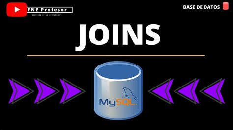 Joins En Mysql Inner Join Left Join Right Join Base De Datos Relacionales Consultas