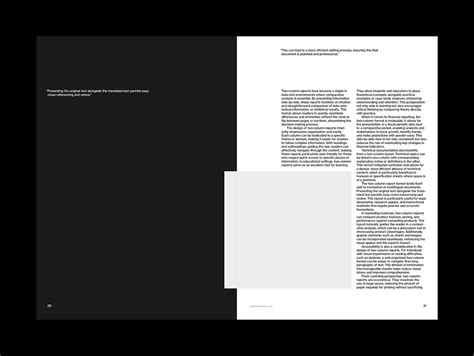 Stephen Kelman A4 Two Column Report Grid System For Indesign