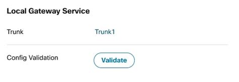 Validate Cisco Local Gateway Configuration Through Control Hub