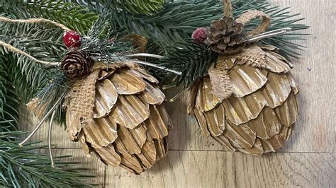 Взяла ФОЛЬГУ и КАРТОН Ёлочная ИГРУШКА Своими руками Новогодние поделки Как сделать ёлочные