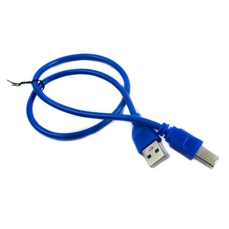 Buy Arduino Uno Cable Usb Type A To Type B Male 30cm Blue At
