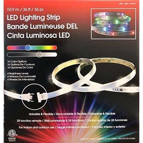 Intertek Led Lighting Strip Wireless Remote Control 36ft Linkable 16 Colors Yac Auctions