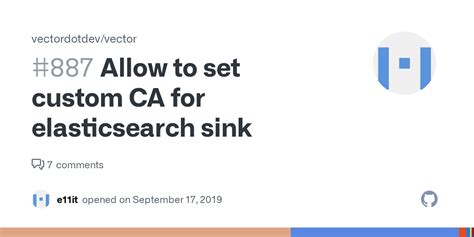 Allow To Set Custom Ca For Elasticsearch Sink · Issue 887