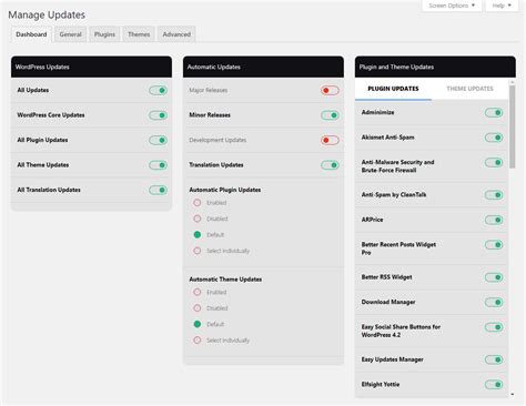 How To Easily Manage Wordpress Updates