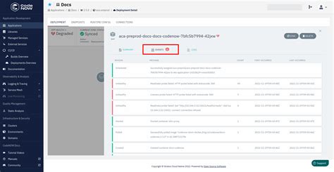 Deployment Monitoring Codenow Documentation