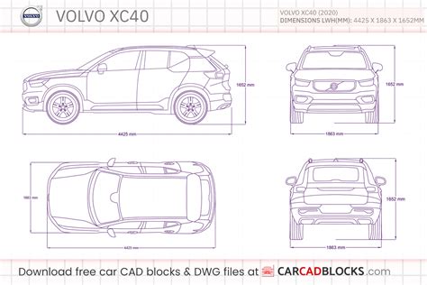 Volvo Free Cad Blocks Dwg File Carcadblocks