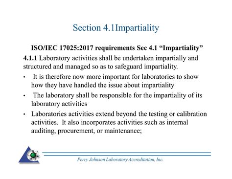 Impartiality As Per Iso Iec 170252017 Standard Pdf