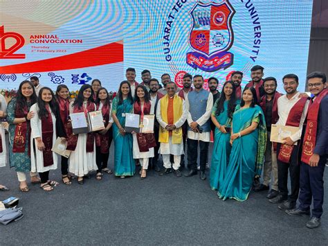 12th Annual Convocation Of University Gujarat Technological University Accredited With A