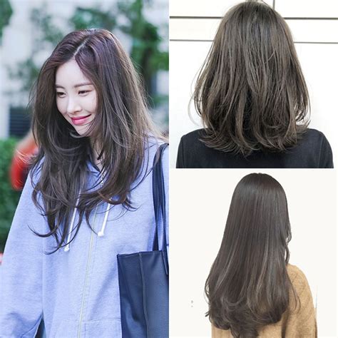 여자 긴머리 헤어스타일 긴머리 미디움 레이어드컷 허쉬컷 모아 네이버 블로그