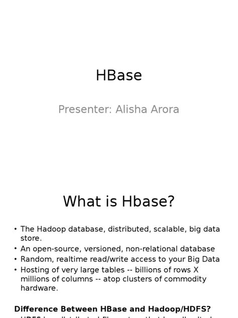 Hbase Pdf Apache Hadoop File System