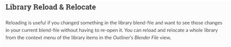 No Reload For Linked Object At All Basics And Interface Blender