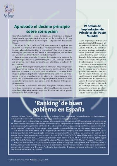 The Global Compact Aproba