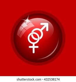 Sex Icon Internet Button On Red Stock Illustration 432538174 Shutterstock